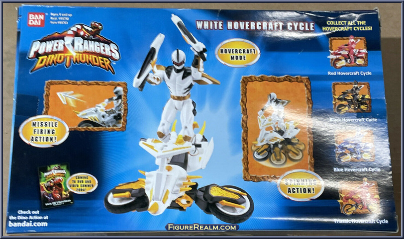 White Hovercraft Cycle - Power Rangers Dino Thunder - Cycles - Bandai ...