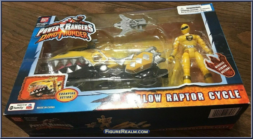 Yellow Raptor Cycle - Power Rangers Dino Thunder - Cycles - Bandai ...