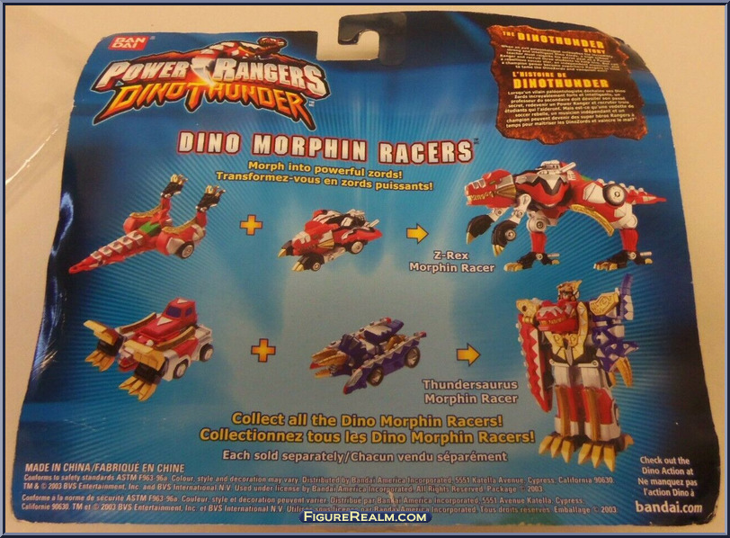 Z-Rex Morphin Racer - Power Rangers Dino Thunder - Action Racers ...