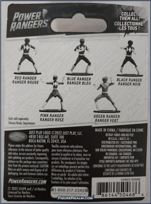 Black Ranger - Power Rangers - Mini - Just Play Action Figure