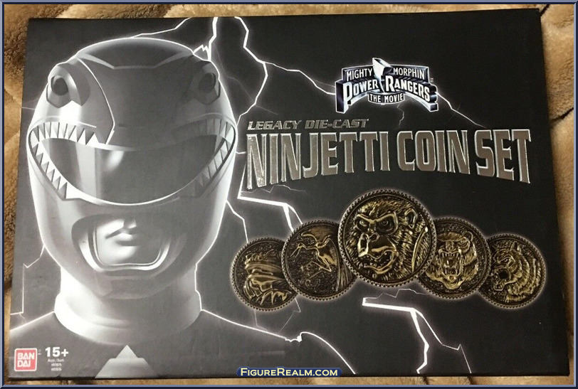 Legacy Die-Cast Ninjetti Coin Set - Power Rangers Legacy Collection ...
