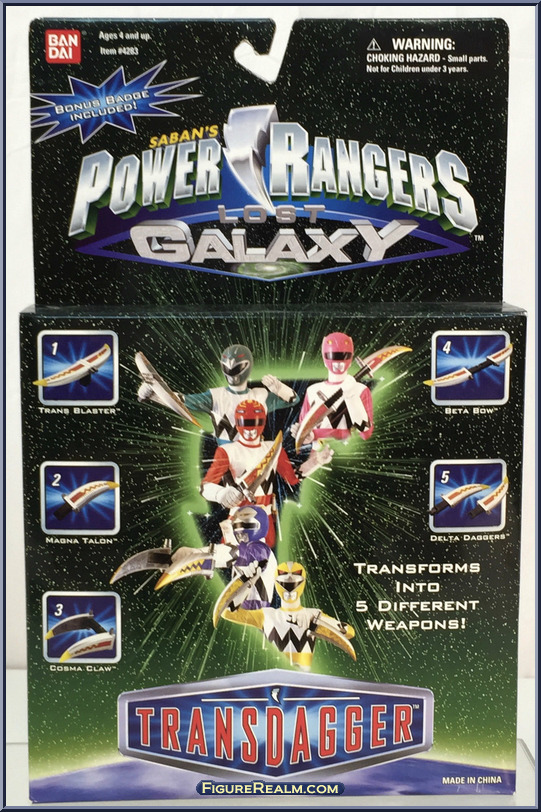 Transdagger - Power Rangers Lost Galaxy - Role Playing - Bandai Action ...