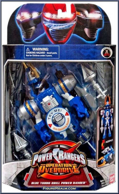 Blue Turbo Drill Power Ranger - Power Rangers Operation Overdrive ...