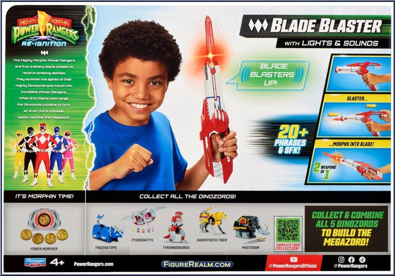 Blade Blaster - Power Rangers Re-Ignition - Role Play - Playmates ...