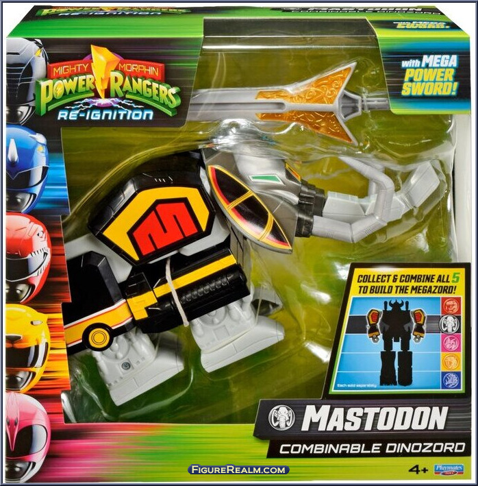 Mastodon - Power Rangers Re-Ignition - Combinable Dinozords - Playmates ...