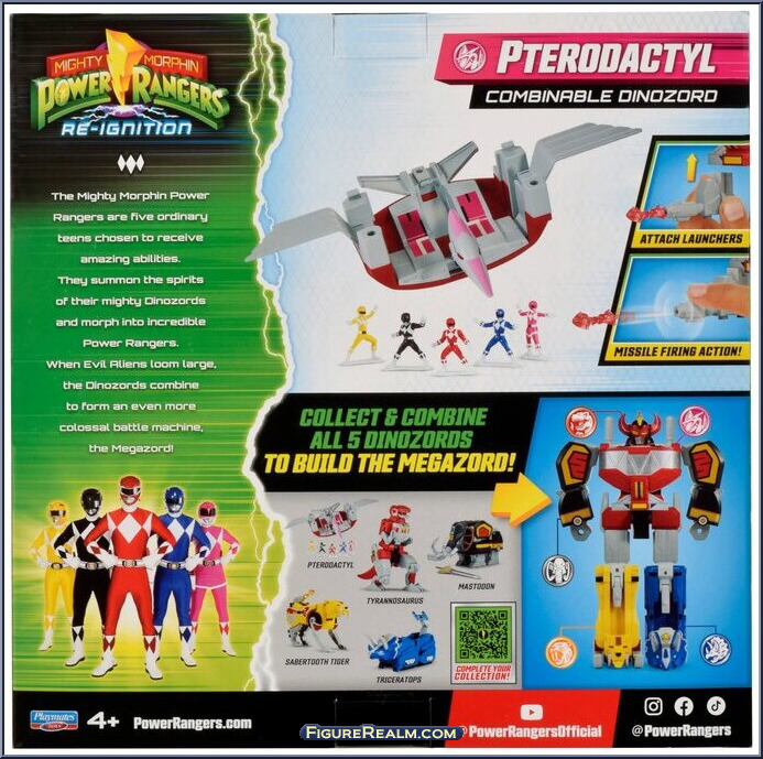 Pterodactyl - Power Rangers Re-Ignition - Combinable Dinozords ...