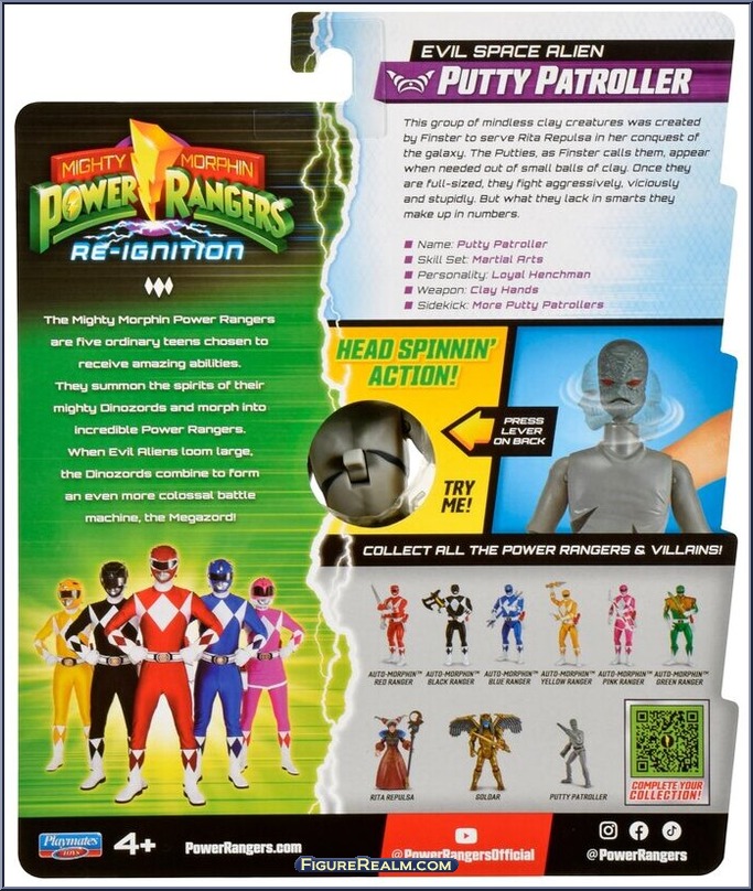 Putty Patroller - Power Rangers Re-Ignition - Evil Space Aliens ...