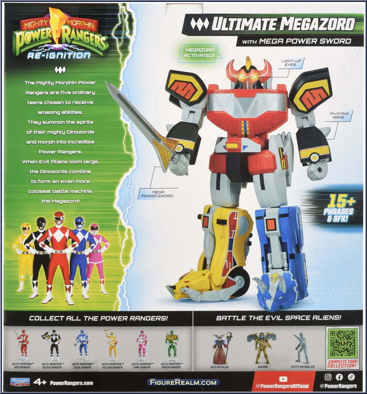 Ultimate Megazord - Power Rangers Re-Ignition - Megazords - Playmates ...