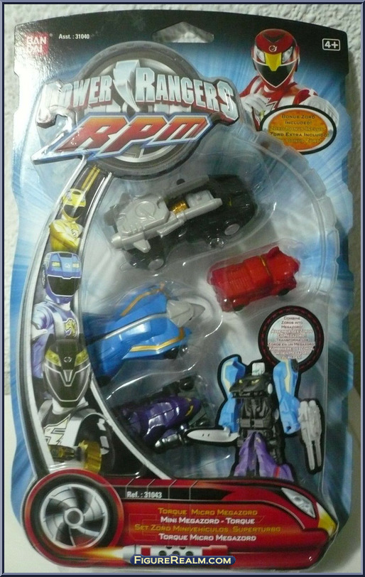 Torque Micro Megazord - Power Rangers RPM - Micro - Bandai Action Figure