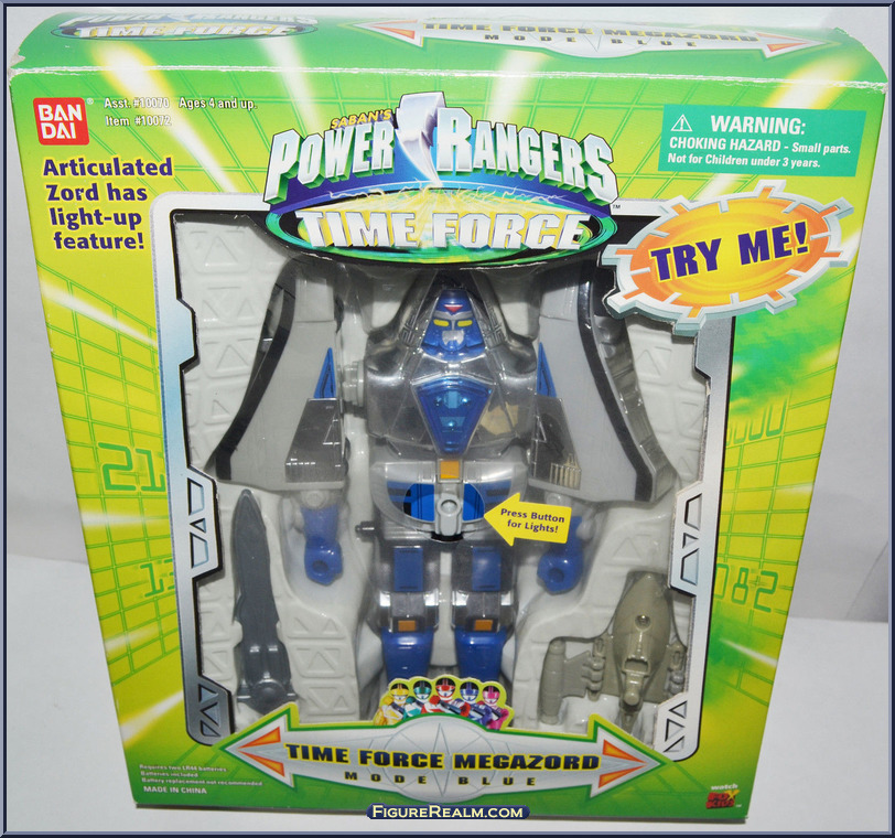 Time Force Megazord Mode Blue - Power Rangers Time Force - Zords ...