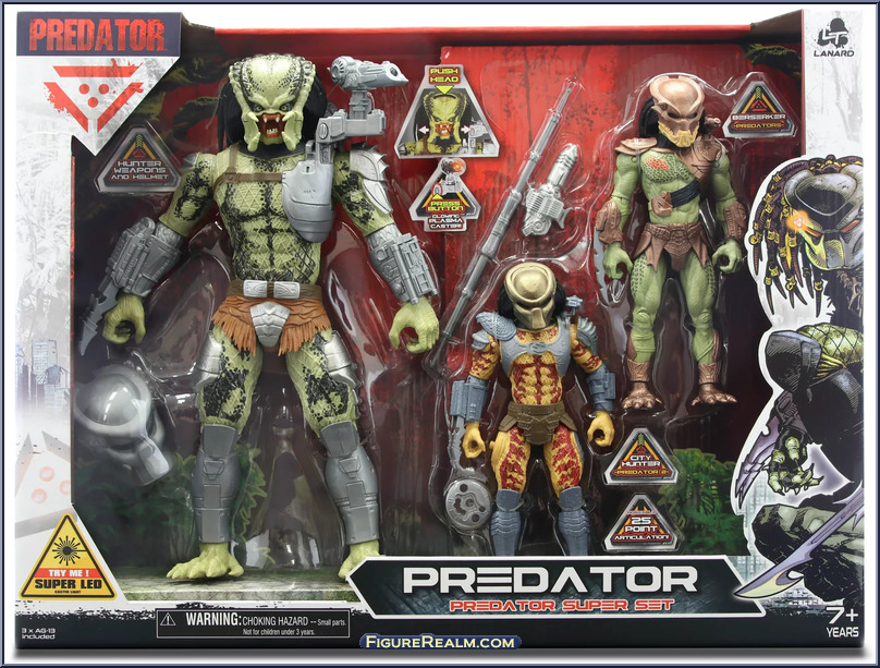 Predator Super Set - Predator - 12" Scale - Lanard Toys Action Figure