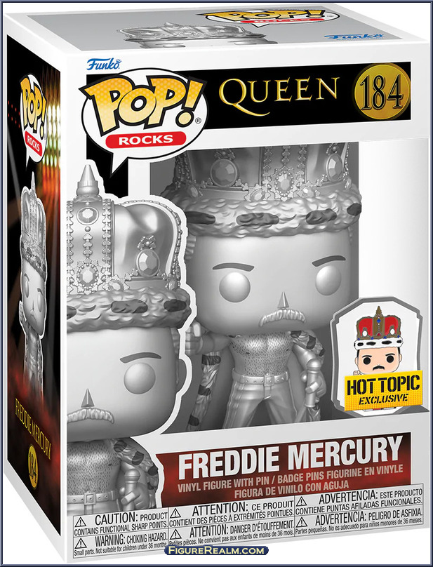Freddie Mercury (King) (Platinum) - Queen - Pop! Vinyl Figures - Funko ...