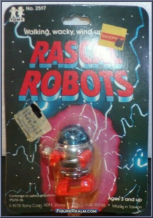 Robot (Blue Head) - Rascal Robots - Basic Series - Tomy Action Figure