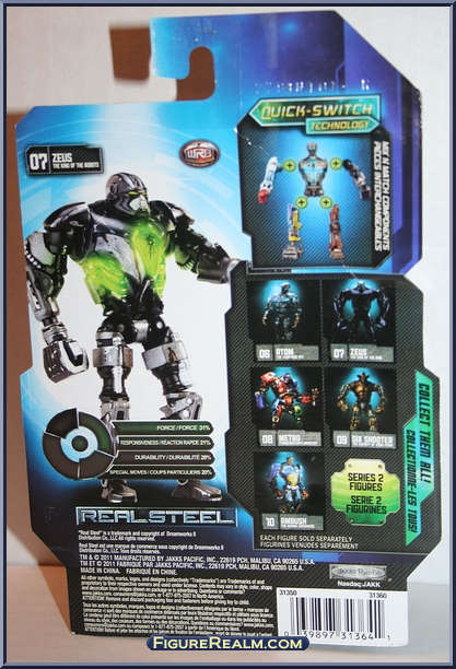 Zeus (Battle Damage) - Real Steel - Wave 2 - Jakks Pacific Action Figure