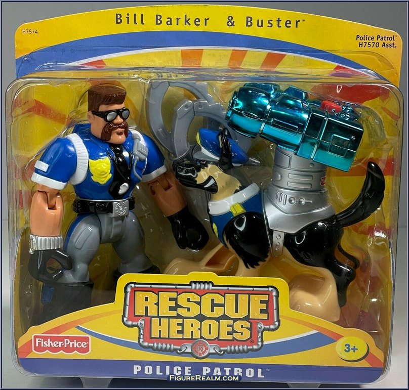 Bill Barker & Buster - Rescue Heroes - Police Patrol - Fisher-Price ...