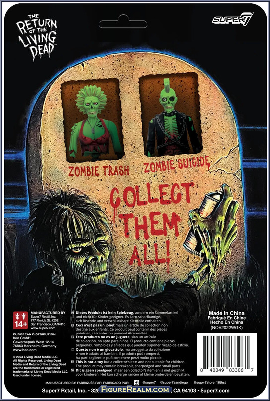 Zombie Trash - Return of the Living Dead - ReAction Figures - Super7 ...