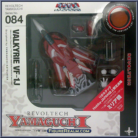 Macross - Three Transformation Valkyrie VF-1J (Red) - Revoltech ...