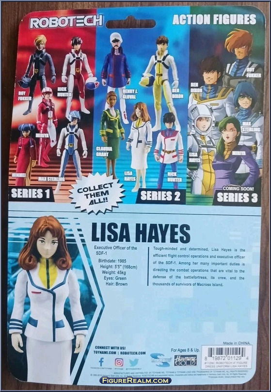 Lisa Hayes - Robotech Macross - Series 2 - Toynami Action Figure