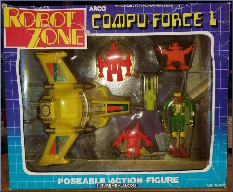 Compu-Force 1 (Yellow Ship) - Robot Zone - Basic Series - Arco Action ...