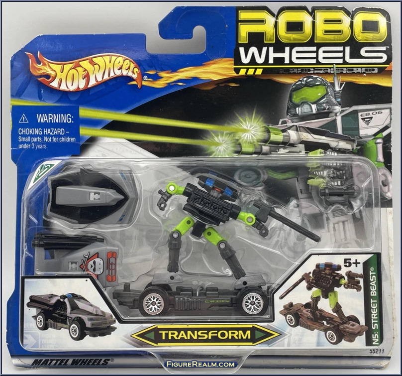 Street Beast - Robo Wheels - Hot Wheels - Basic Series - Mattel Action ...