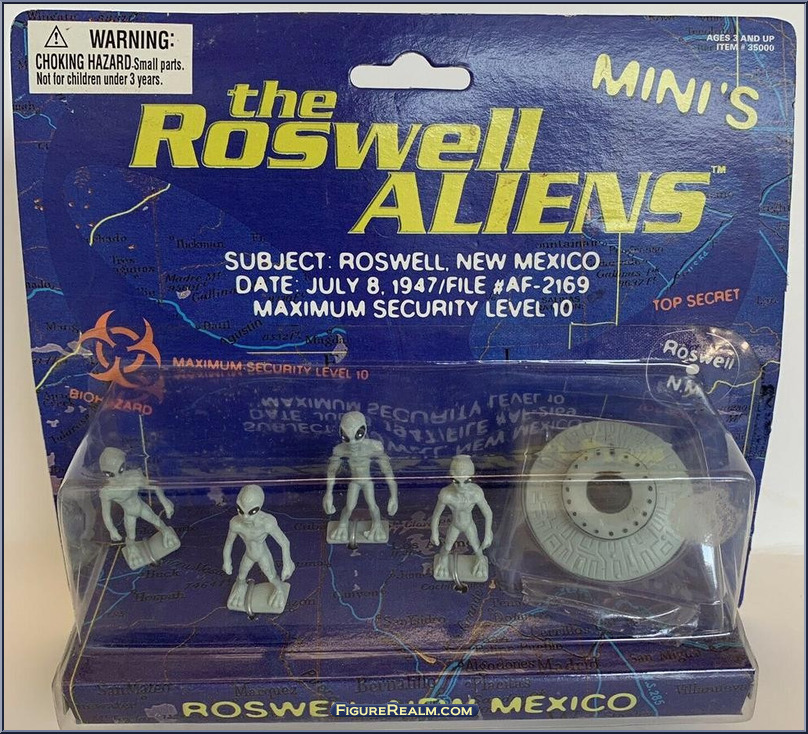 Minis - Roswell Aliens - Basic Series - Street Players Action Figure