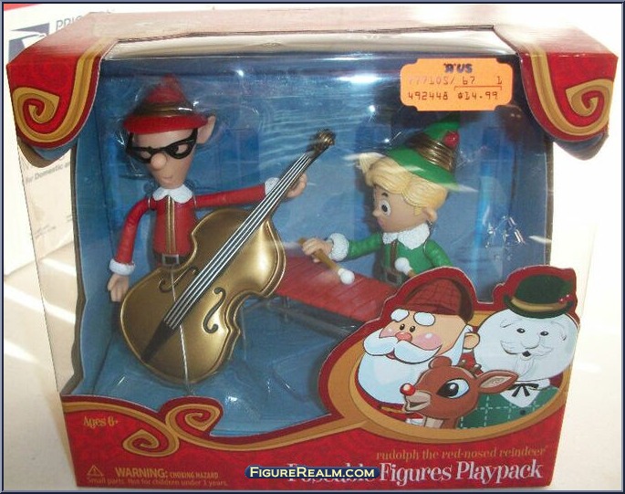 Musicians: Tall Elf Bass & Hermey Xylophone - Rudolph - Boxed Action ...