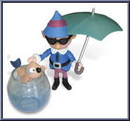 Boy Elf (with Umbrella) - Rudolph - Series 4 - Forever Fun Action Figure