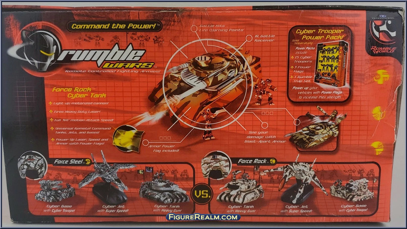 Cyber Tank (Force Rock) - Rumble Wars - Basic Series - Trendmasters ...