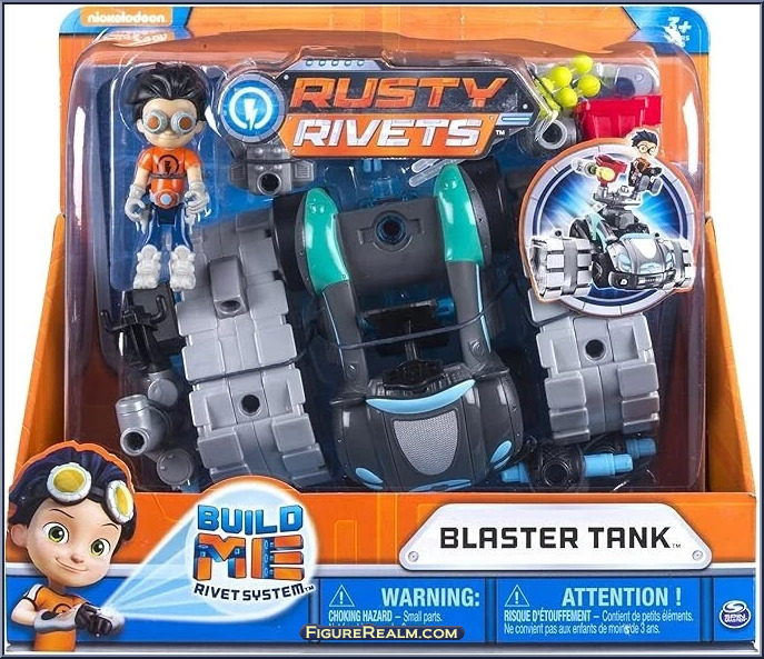 Blaster Tank - Rusty Rivets - Basic Series - Spinmaster Action Figure