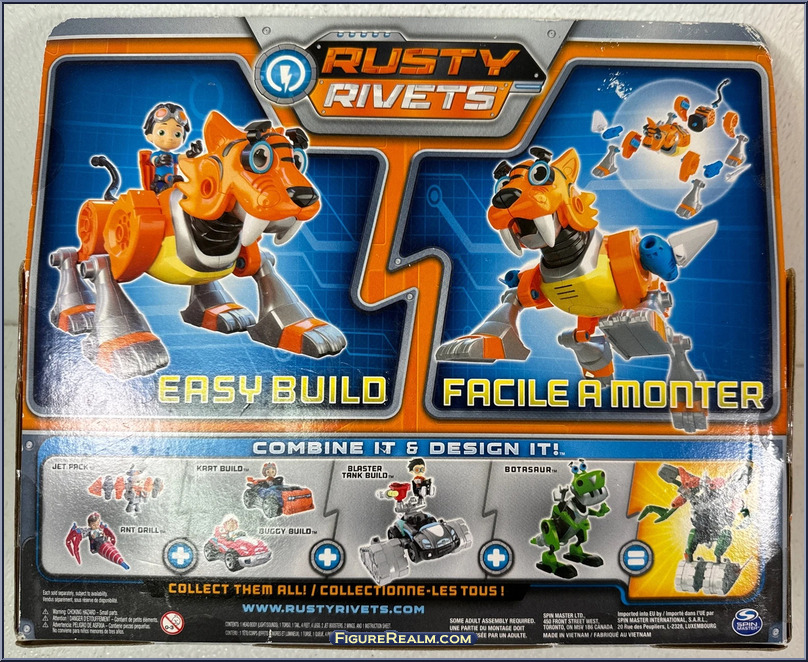 Tigerbot - Rusty Rivets - Basic Series - Spinmaster Action Figure
