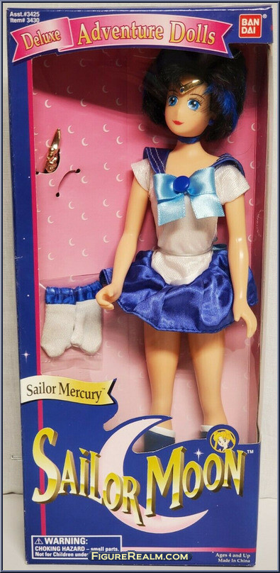 Sailor Mercury - Sailor Moon - 11.5" Deluxe Adventure Dolls - Irwin Toys Action Figure