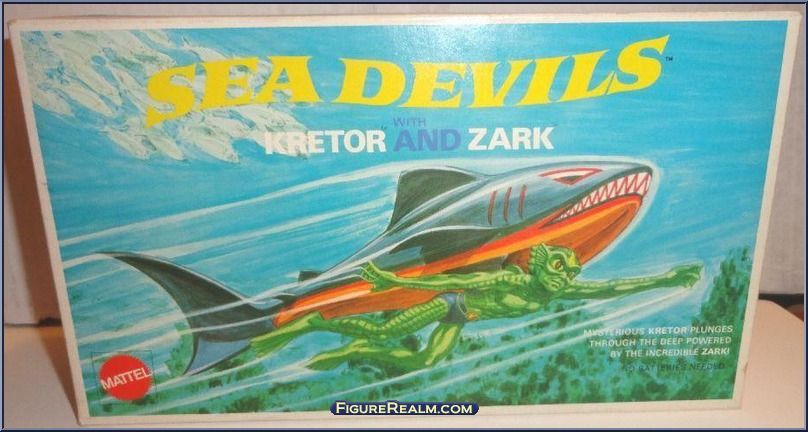 Kretor and Zark - Sea Devils - Basic Series - Mattel Action Figure
