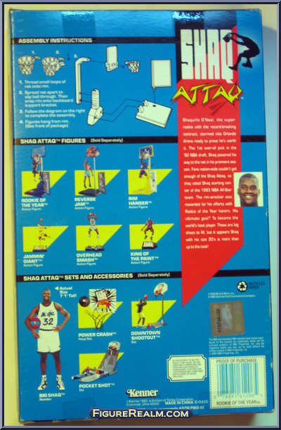 Shaquille O'Neal (Magic) (Rookie of the Year) - Shaq Attack - Figure ...