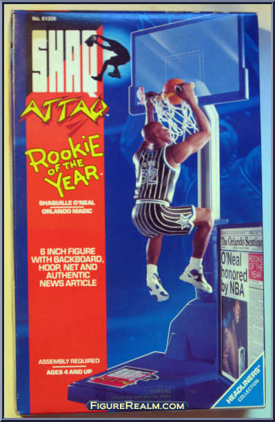Shaquille O'Neal (Magic) (Rookie of the Year) - Shaq Attack - Figure ...