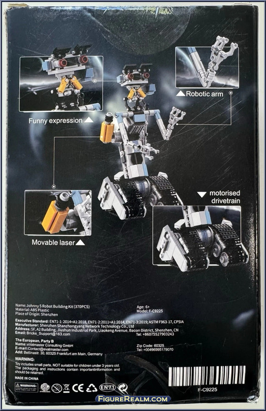 Johnny 5 (Black Tread) - Short Circuit - Building Sets - Vonado Action ...