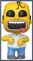 Crazy Homer - Simpsons - Treehouse of Horror Pop! - Funko Action Figure