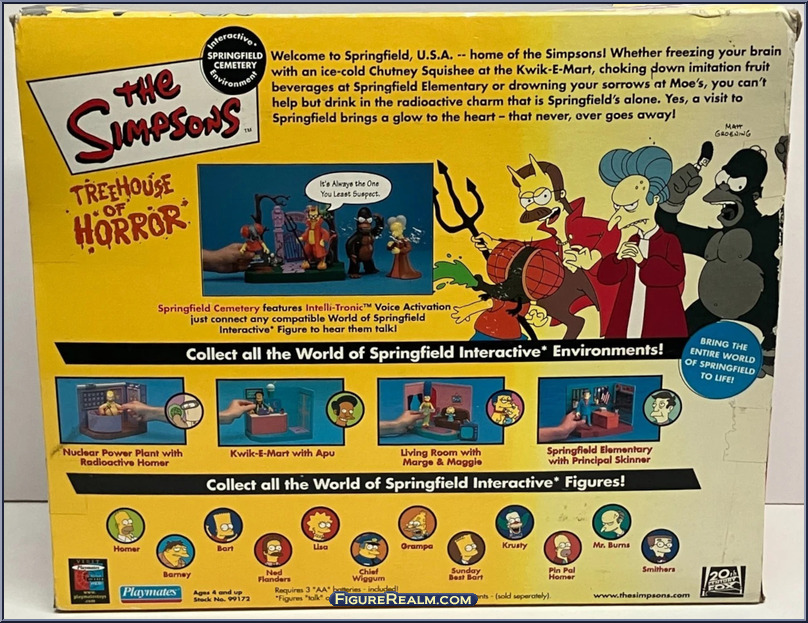 Springfield Cemetery - Simpsons - Treehouse of Horror - Playmates ...