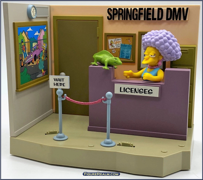 Springfield DMV - Simpsons - Interactive Playsets - Playmates Action Figure