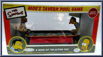 Moe's Tavern Pool Game - Simpsons - Tin Action Toys - Rocket USA Action ...