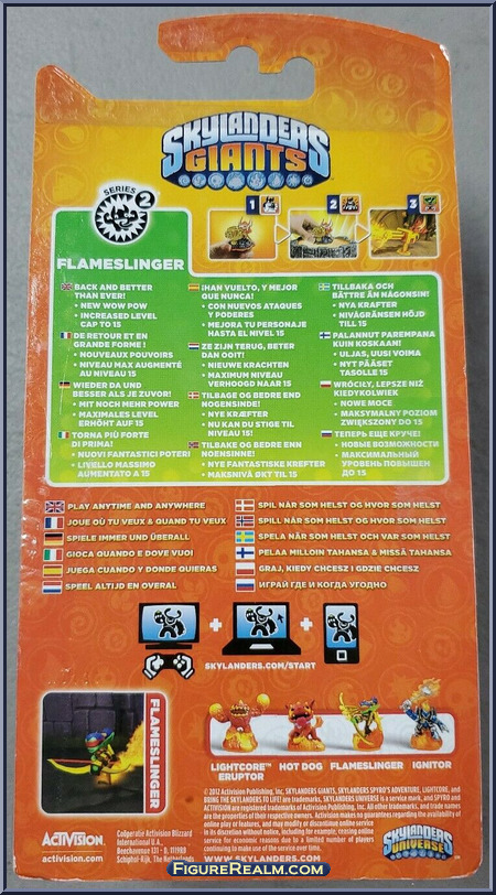 Flameslinger (Gold) - Skylanders - Giants - Series 2 - Activision ...