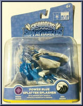 Power Blue Splatter Splasher - Skylanders - SuperChargers - Vehicles ...