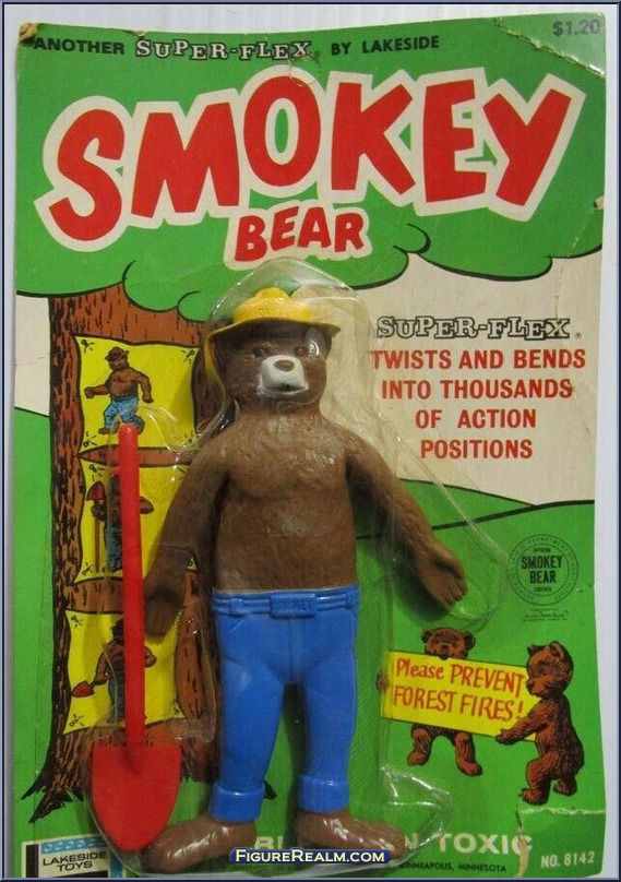 Smokey Bear - Smokey Bear - Super-Flex - Lakeside Toys Action Figure
