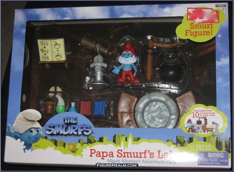 Papa Smurf's Lab - Smurfs - Movie - Adventure Packs - Jakks Pacific ...