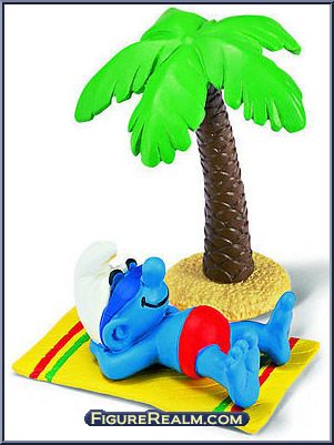Beach Holiday Smurf - Smurfs - Super Smurfs - Peyo Action Figure