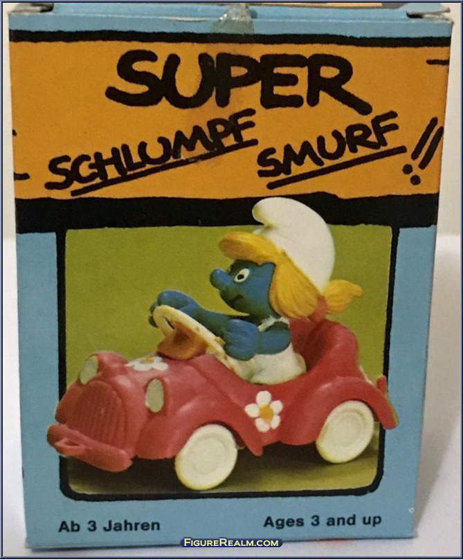 Car Smurfette - Smurfs - Super Smurfs - Peyo Action Figure