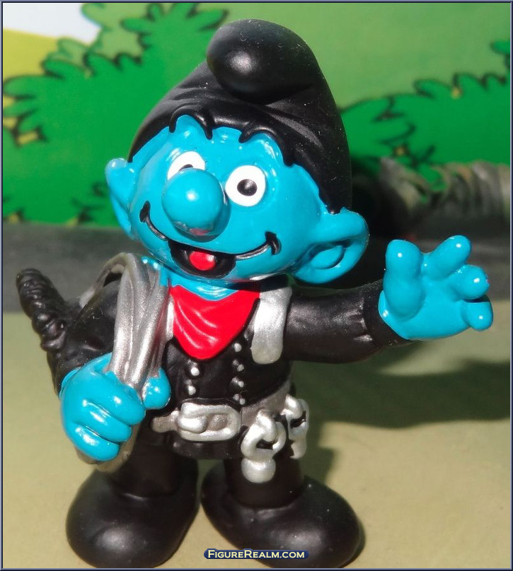 Chimney Sweep Smurf (Silver Belt) - Smurfs - Basic Series - Peyo Action ...