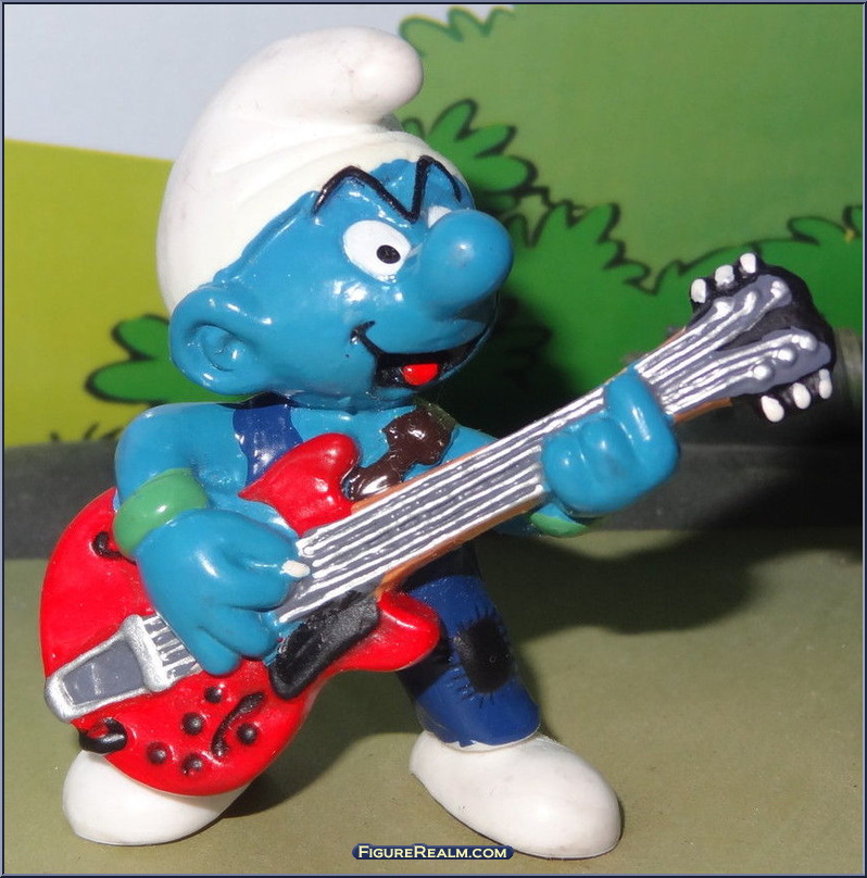 Lead Guitar Player Smurf - Smurfs - Music - Peyo Action Figure