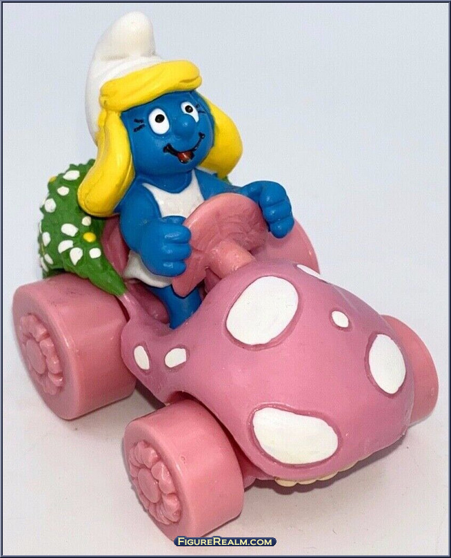 Mushroom Car Smurfette - Smurfs - Super Smurfs - Peyo Action Figure