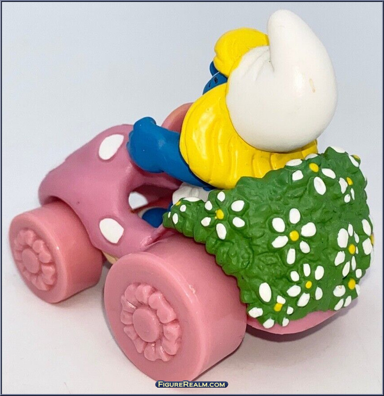 Mushroom Car Smurfette - Smurfs - Super Smurfs - Peyo Action Figure