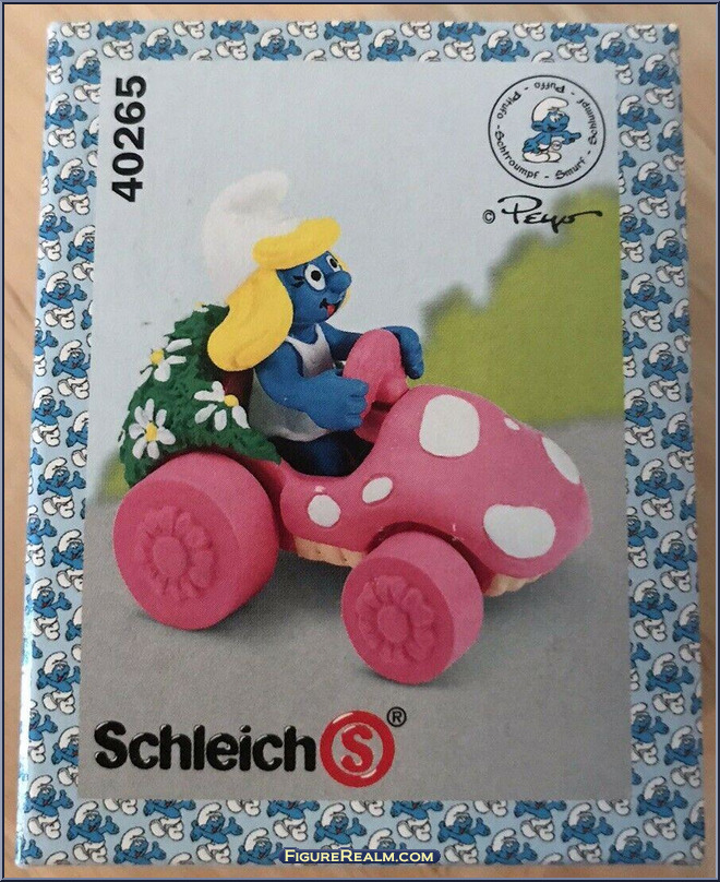 Mushroom Car Smurfette - Smurfs - Super Smurfs - Peyo Action Figure